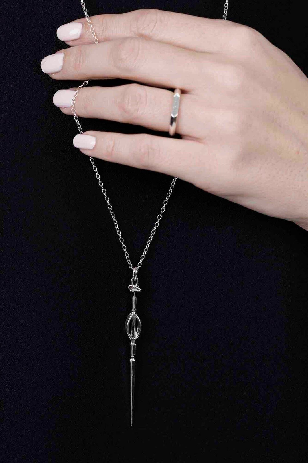 Sterling Silver Viking Necklace: Freya Goddess Design, Handmade in ...
