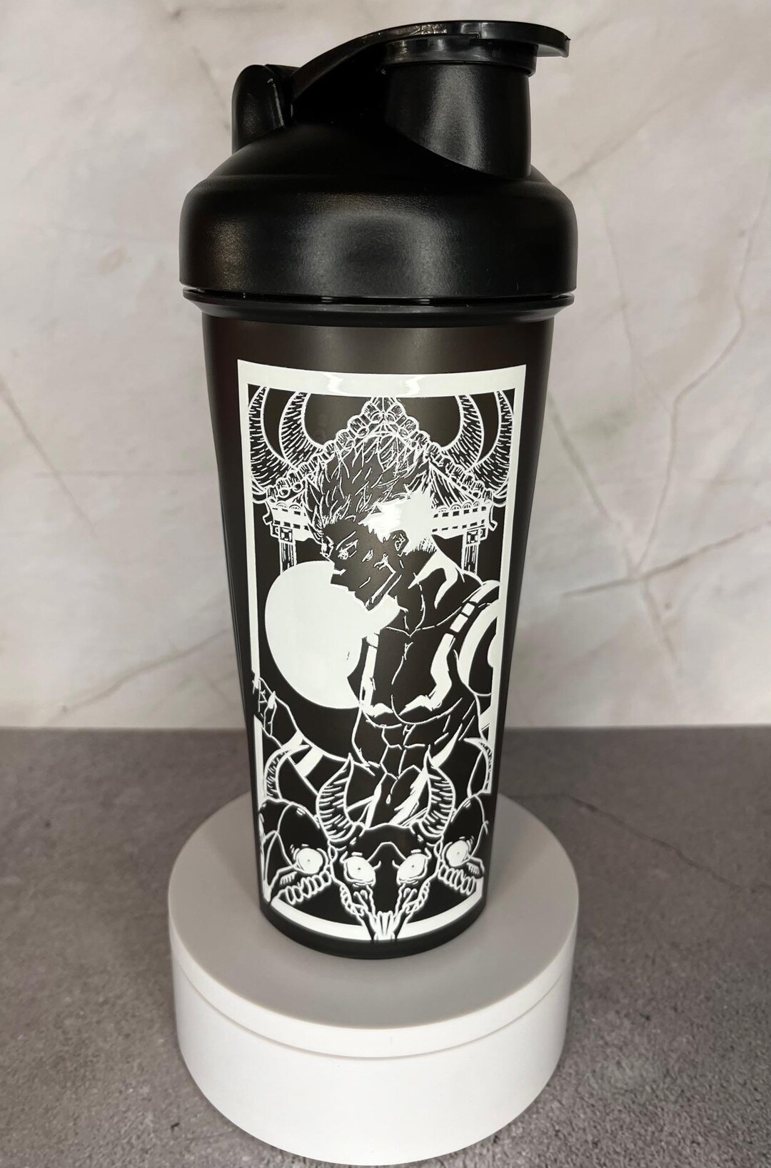 Anime Blender Bottle Anime Gift Idea for Gym Lover Premade Workout ...