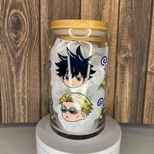 Glass Can Cup Drinking Glass Anime Cup Anime Lover Glass Cups Glasses ...
