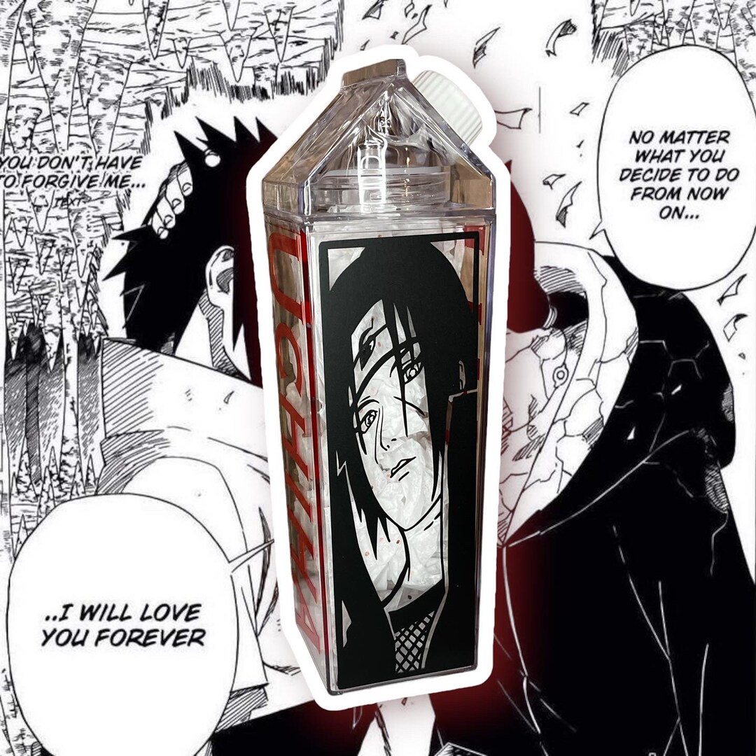 Anime Themed Milk Carton Water Bottle Ninja Water Bottle Acrylic Water ...