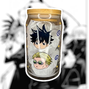 Glass Can Cup Drinking Glass Anime Cup Anime Lover Glass Cups Glasses ...