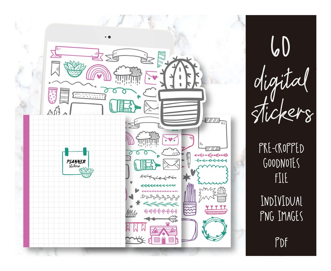 COD30 Goodnotes Stickers/aesthetic Digital Stickers / Goodnotes Pre ...