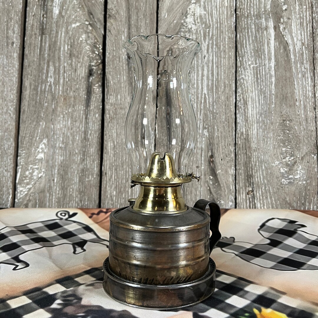 1800s Great Miller Safety Oil Lamp, Antique Lighting - Etsy