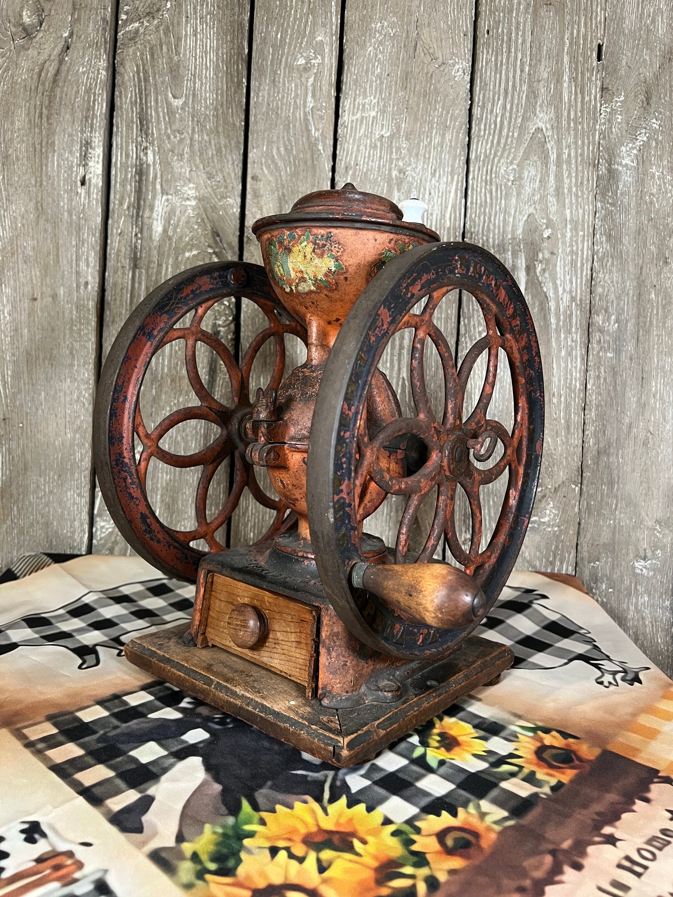 1800s American Enterprise No. 3 Double Wheel Coffee Grinder - Etsy