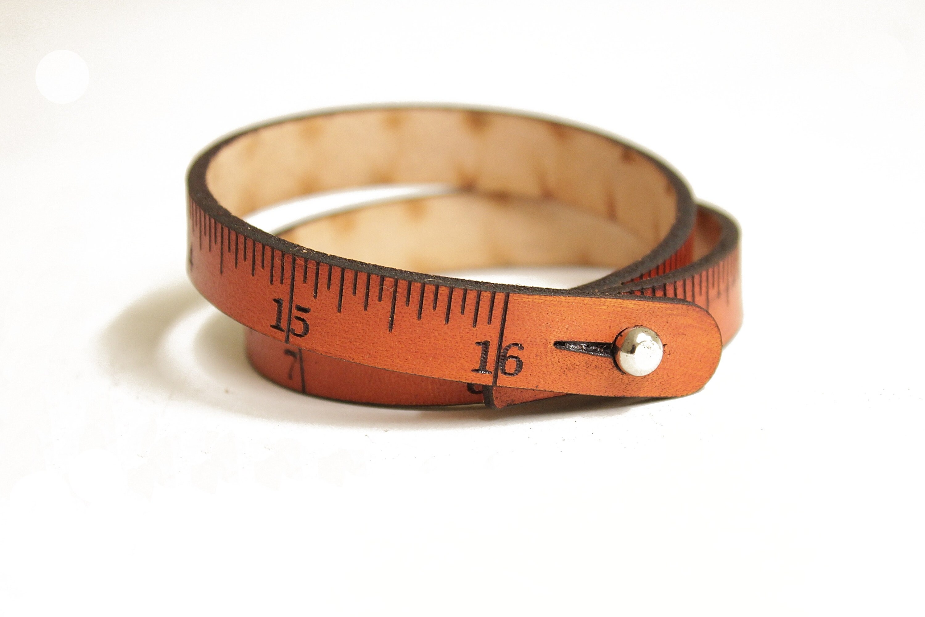 Wrist Ruler Leather Ruler Bracelet Inch Ruler Bracelet - Etsy