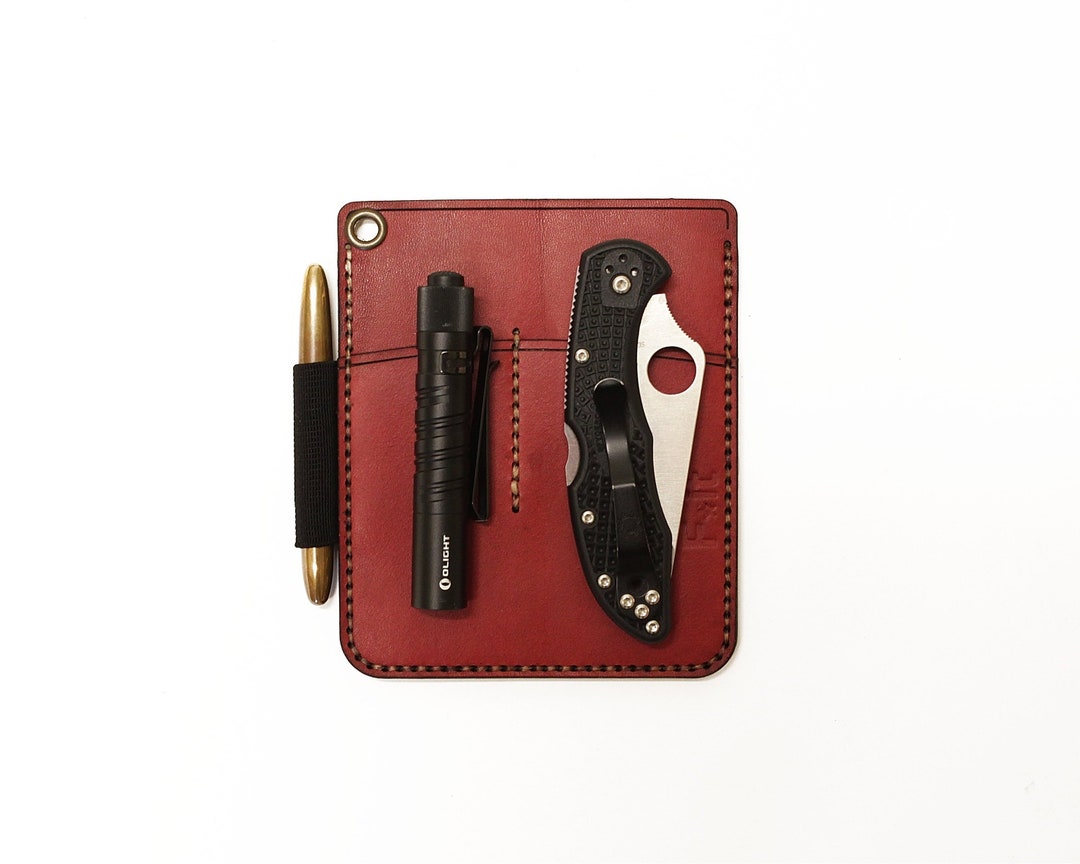 Red Notebook EDC Caddy Edc Organizer, Everyday Carry Organizer for ...