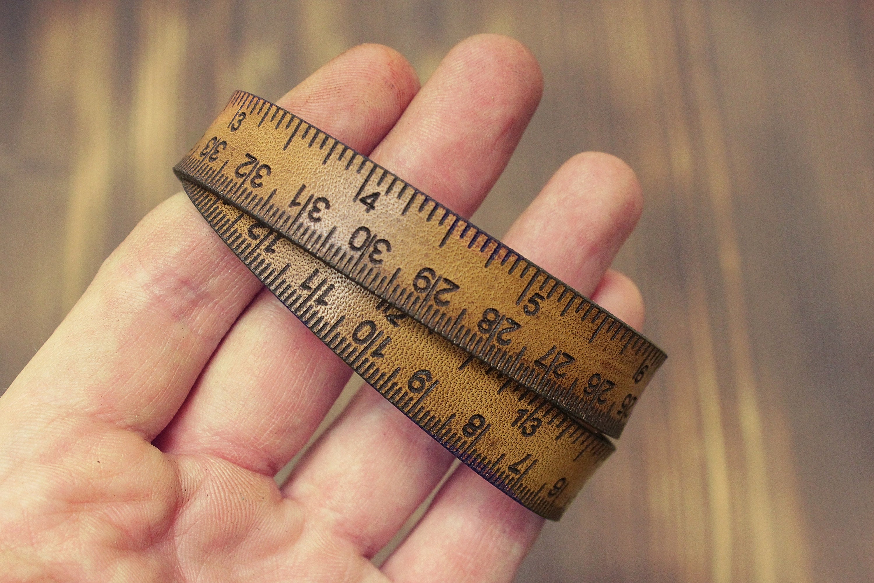 WRIST RULER BRACELET Ruler Bracelet Double Wrap Ruler - Etsy