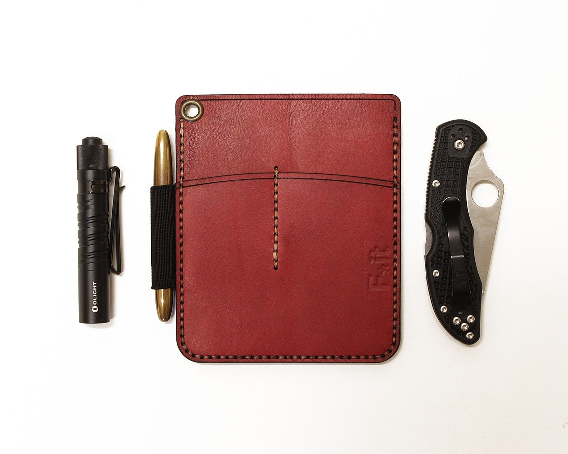 Red Notebook EDC Caddy Edc Organizer Everyday Carry - Etsy