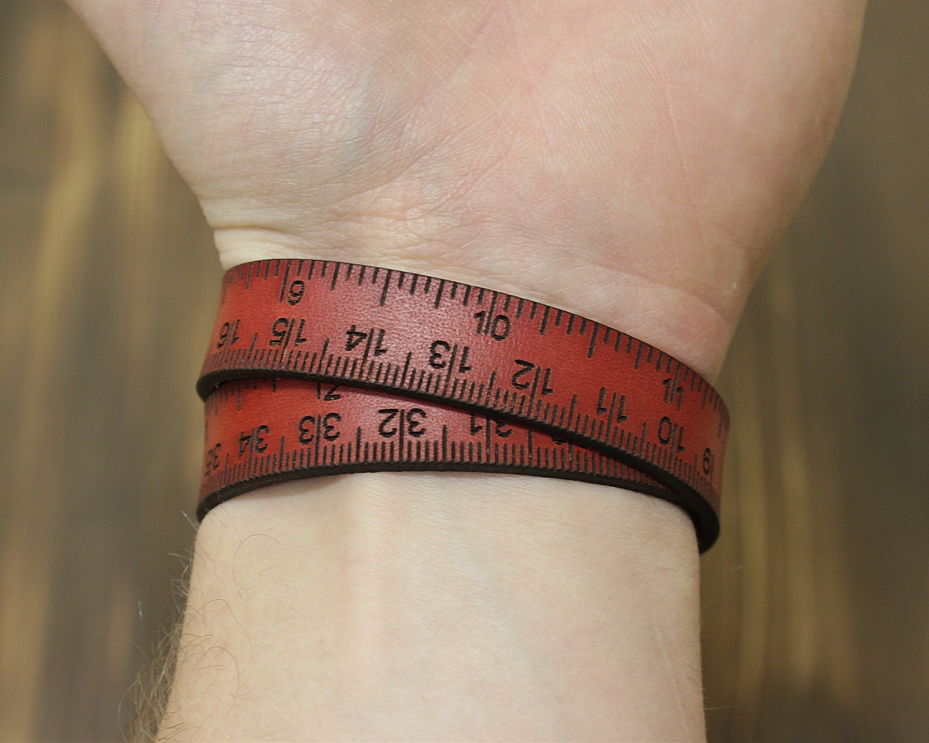 WRIST RULER BRACELET, Ruler Bracelet, Double Wrap Ruler Bracelet ...