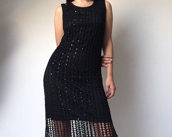 Crochet Fishnet Dress - Etsy