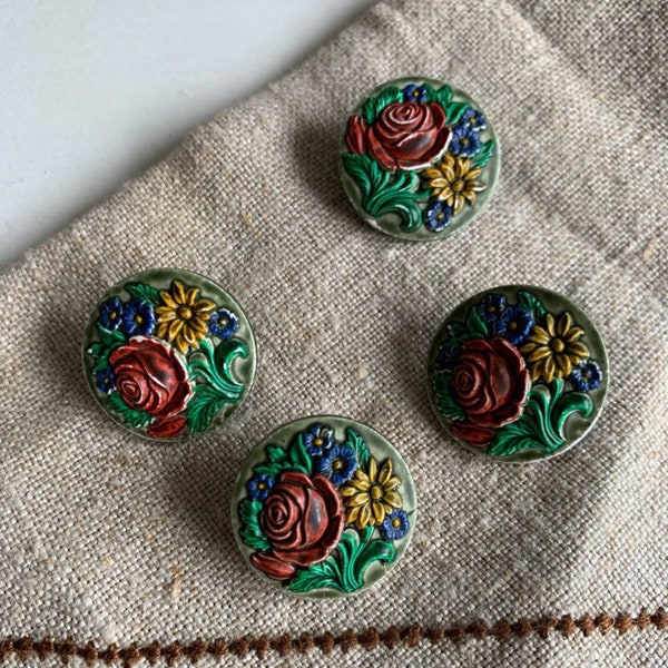 Antique Celluloid Buttons - Etsy