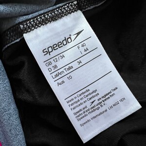 00s Speedo Sport One-piece Swimsuit Racer Back Pool Bathing Suit Size ...