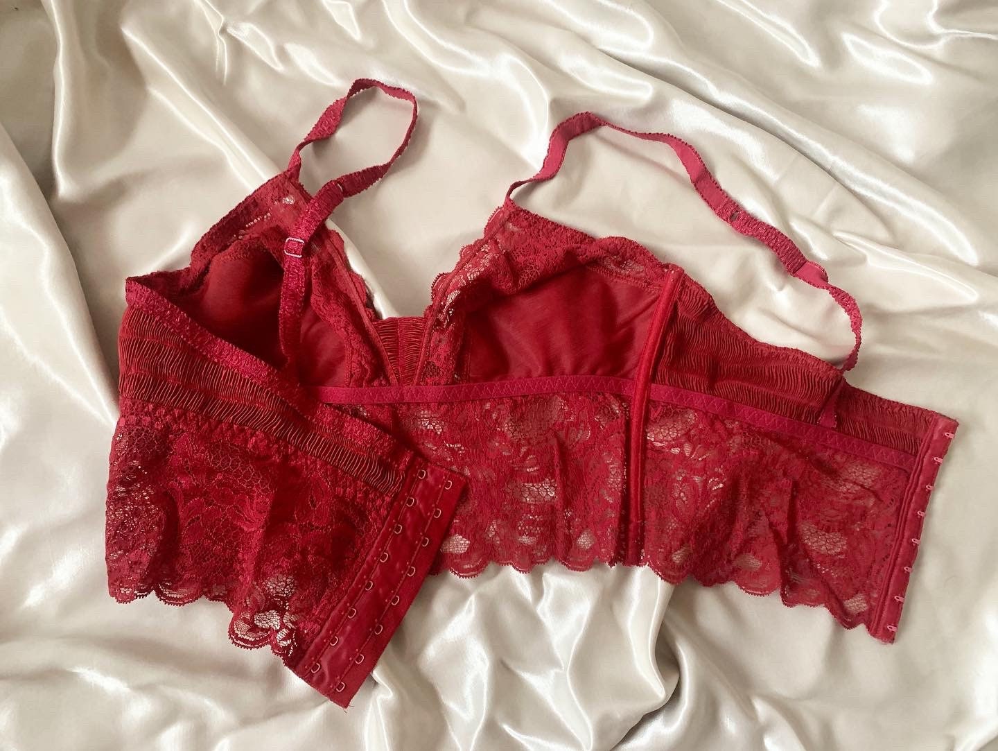 1990s LISE CHARMEL Longline Bra Red Vintage Bustier | Etsy