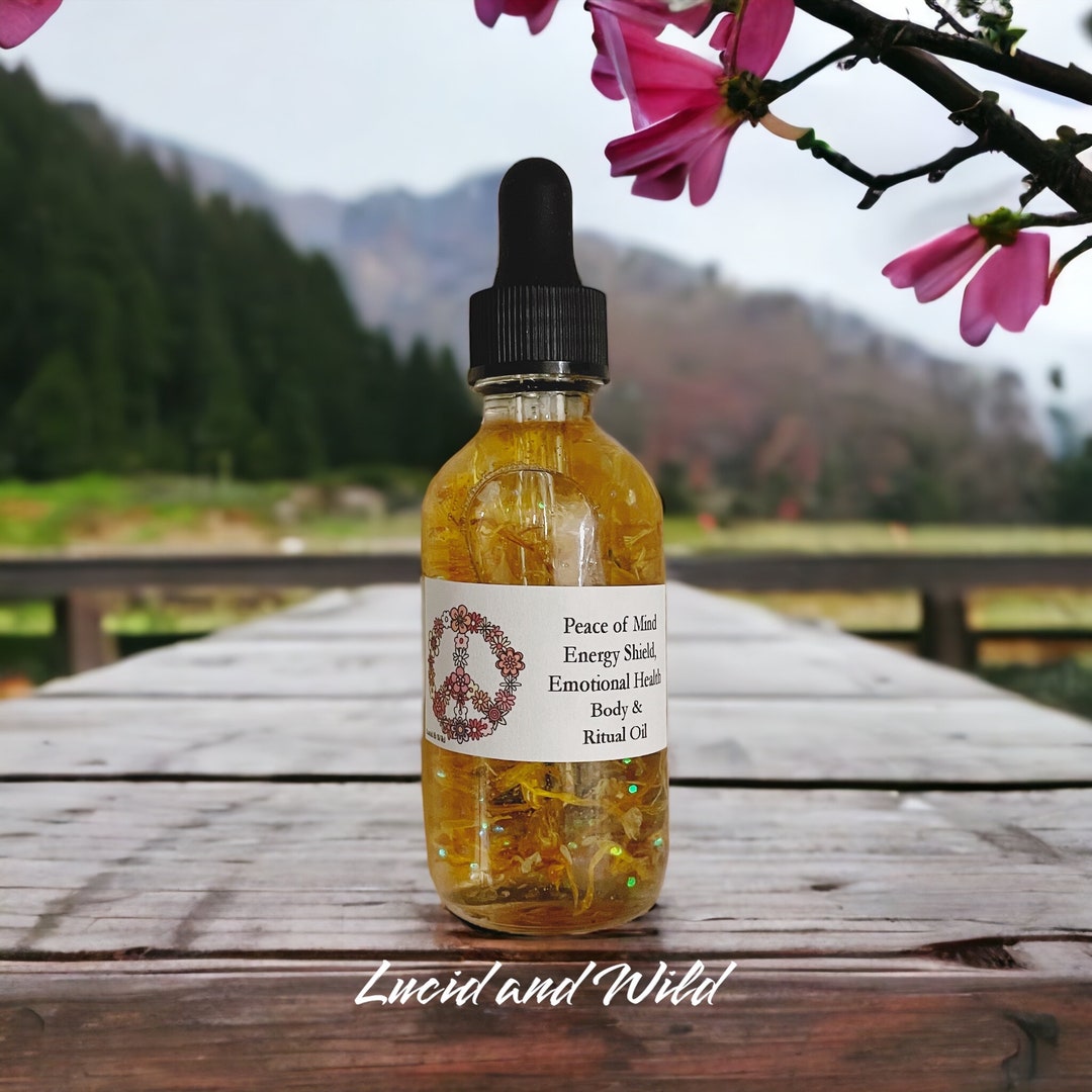 Peace of Mind Oil, Protection Oil, Ritual Oil, Repel Negativity ...