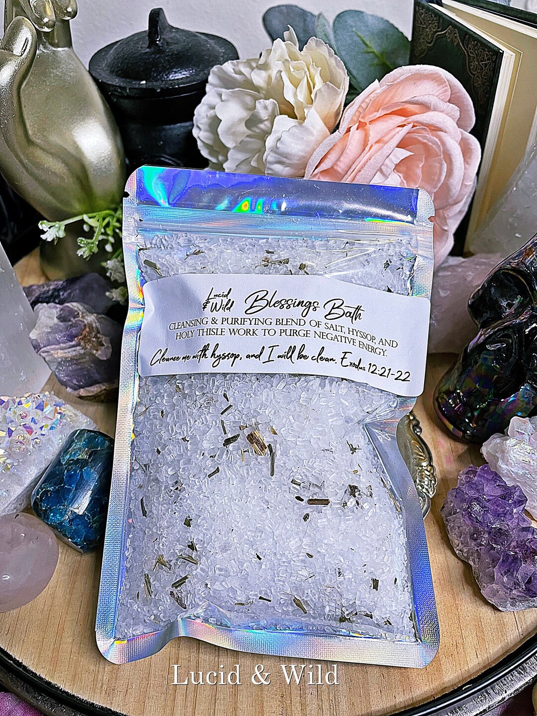 Spiritual Cleansing Bath Salt Hyssop Bath Ritual Bath Salt - Etsy