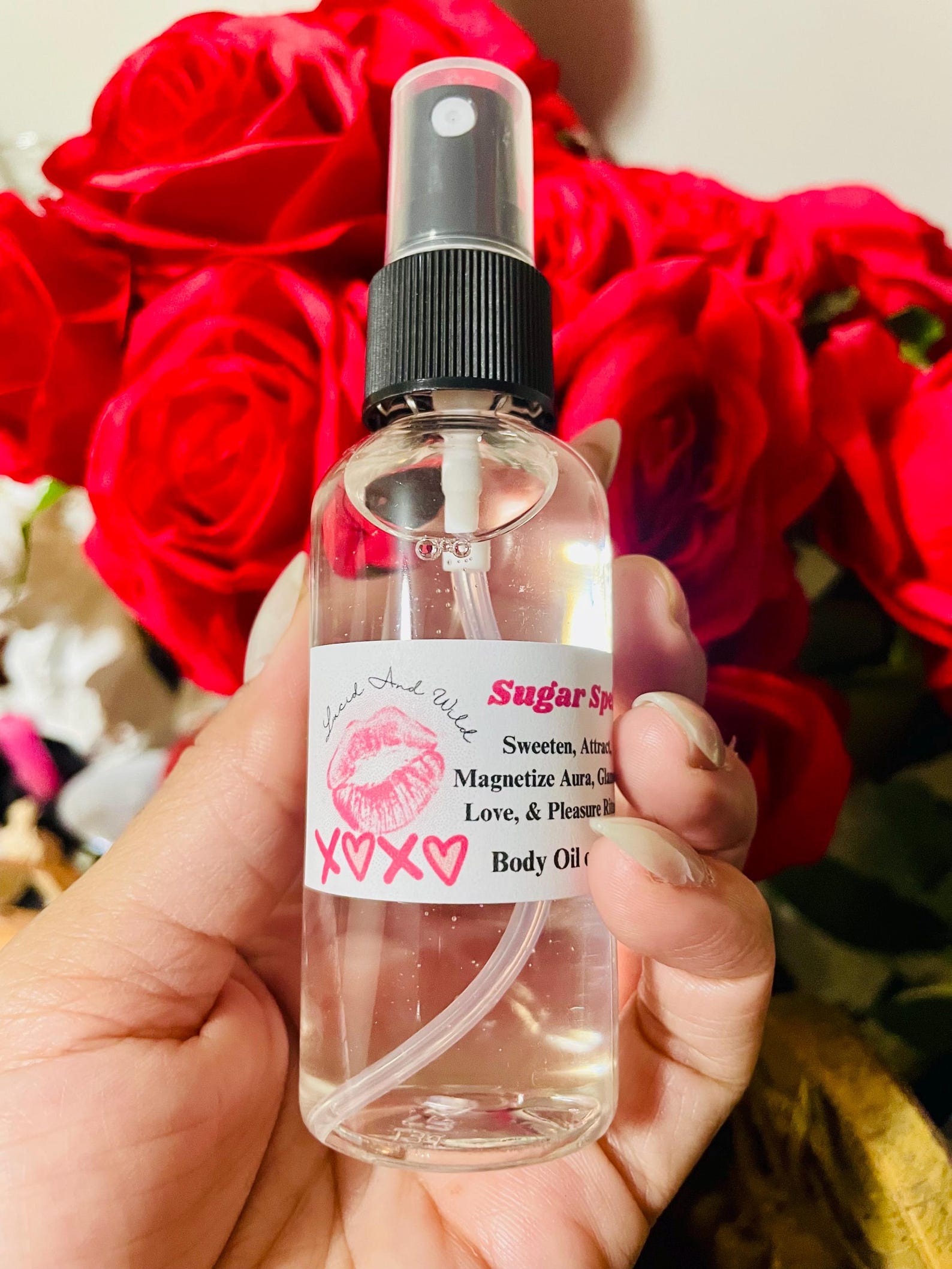 Sugar Spell Perfume Body Oil, Intention Oil, Witch, Witchcraft, Pagan ...