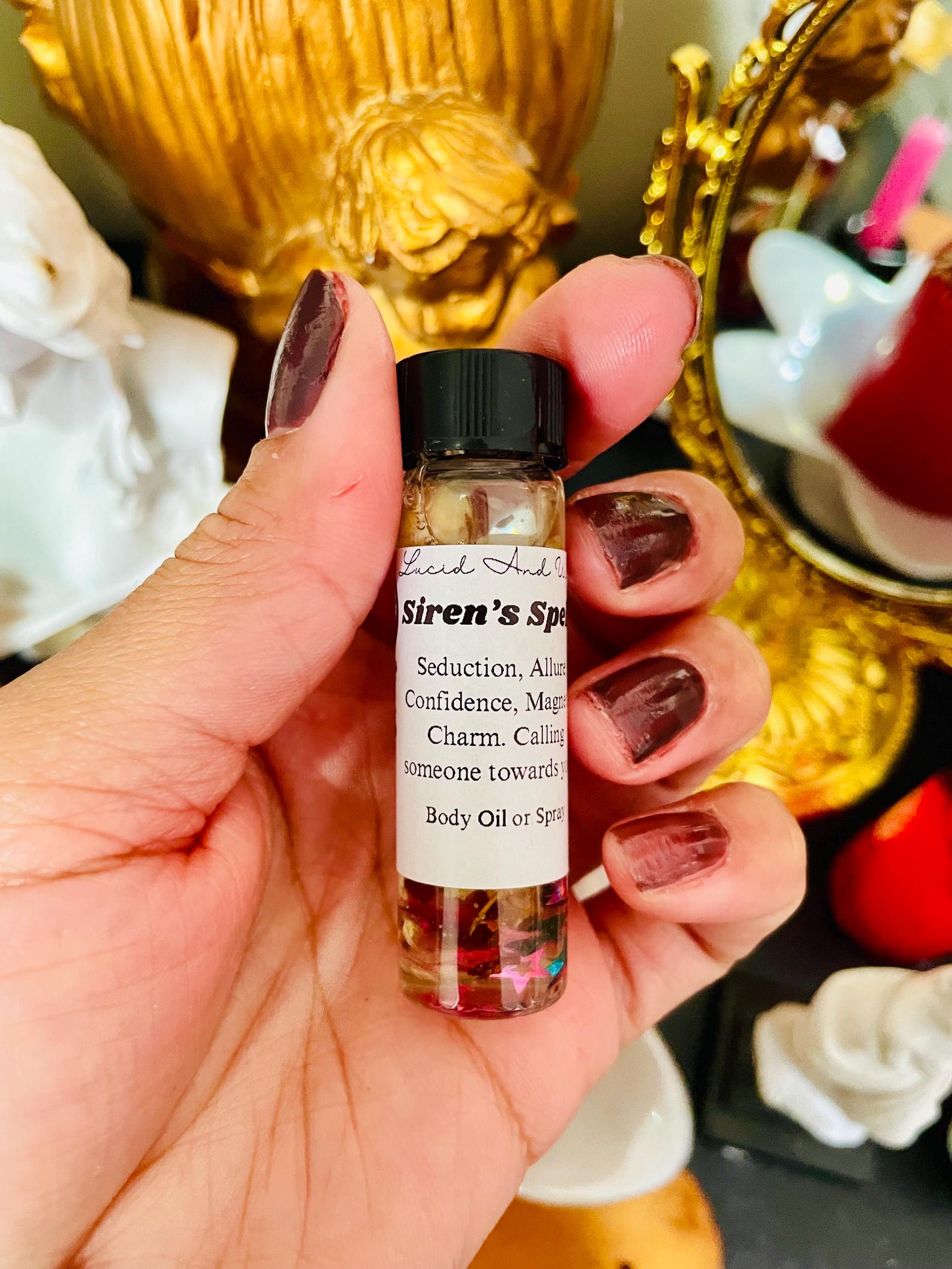 Siren's Spell Perfume Body Oil, Intention Oil, Witch, Witchcraft, Pagan ...