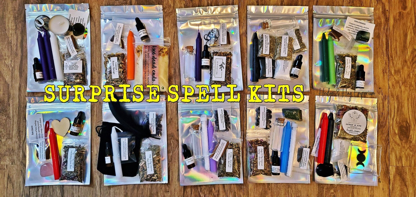 Mystery Ritual Kit Surprise Witch Kit Spell Kit Wicca - Etsy