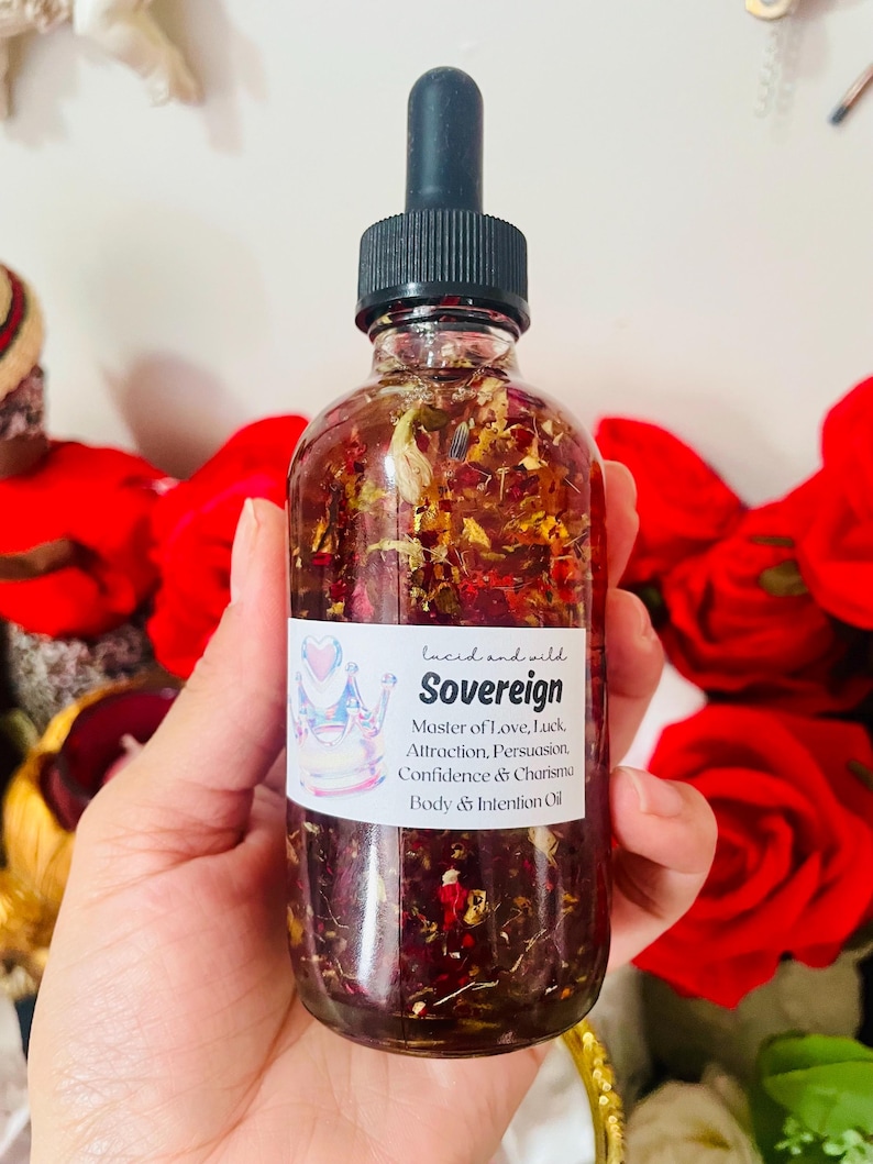 Sovereign Oil Perfume Body Oil, Intention Oil, Witch, Witchcraft, Pagan ...