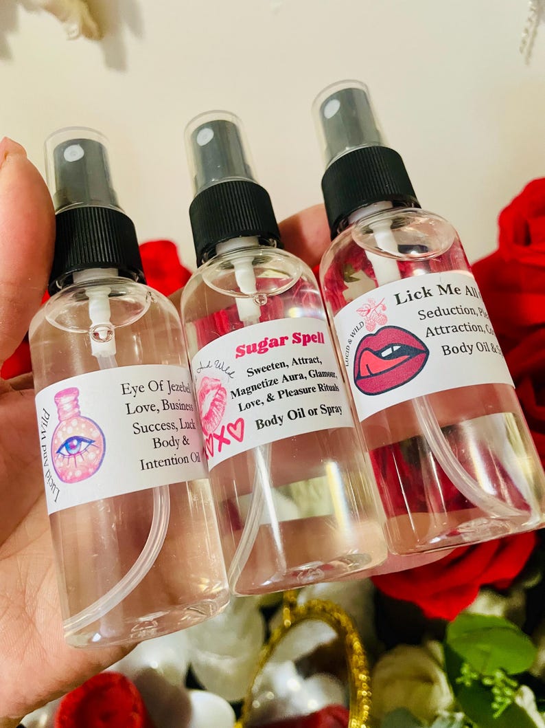 Spoiled Spellbound Bundle Perfume Body Oil, Intention Oil, Witch ...
