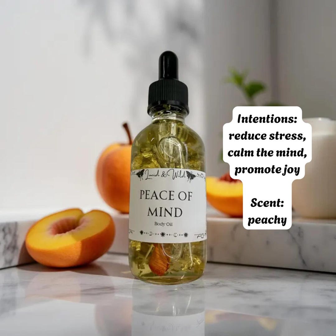 Peace of Mind Oil, Protection Oil, Ritual Oil, Repel Negativity ...