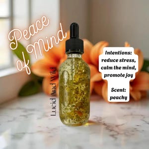 Peace of Mind Oil, Protection Oil, Ritual Oil, Repel Negativity ...