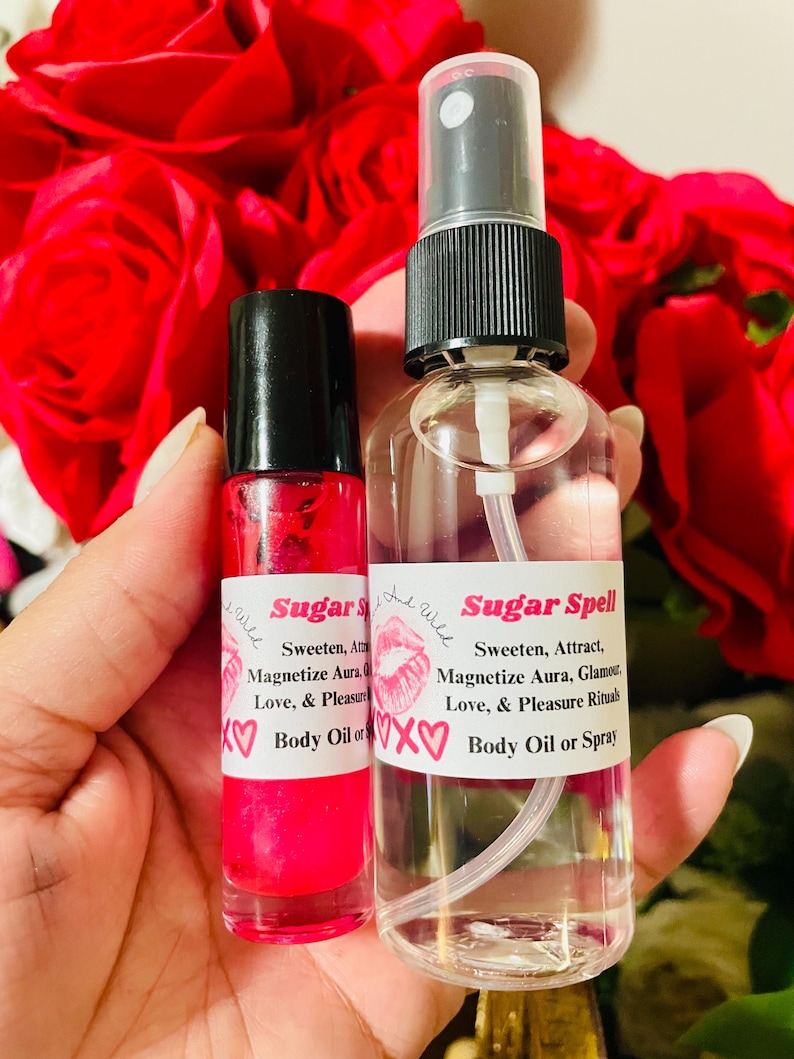 Sugar Spell Perfume Body Oil, Intention Oil, Witch, Witchcraft, Pagan ...