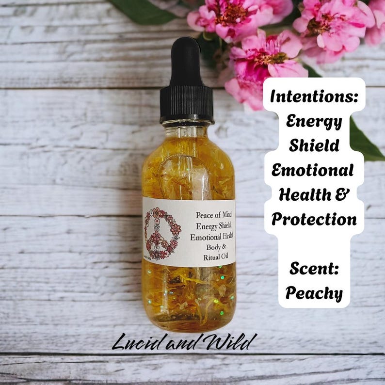 Peace of Mind Oil, Protection Oil, Ritual Oil, Repel Negativity ...