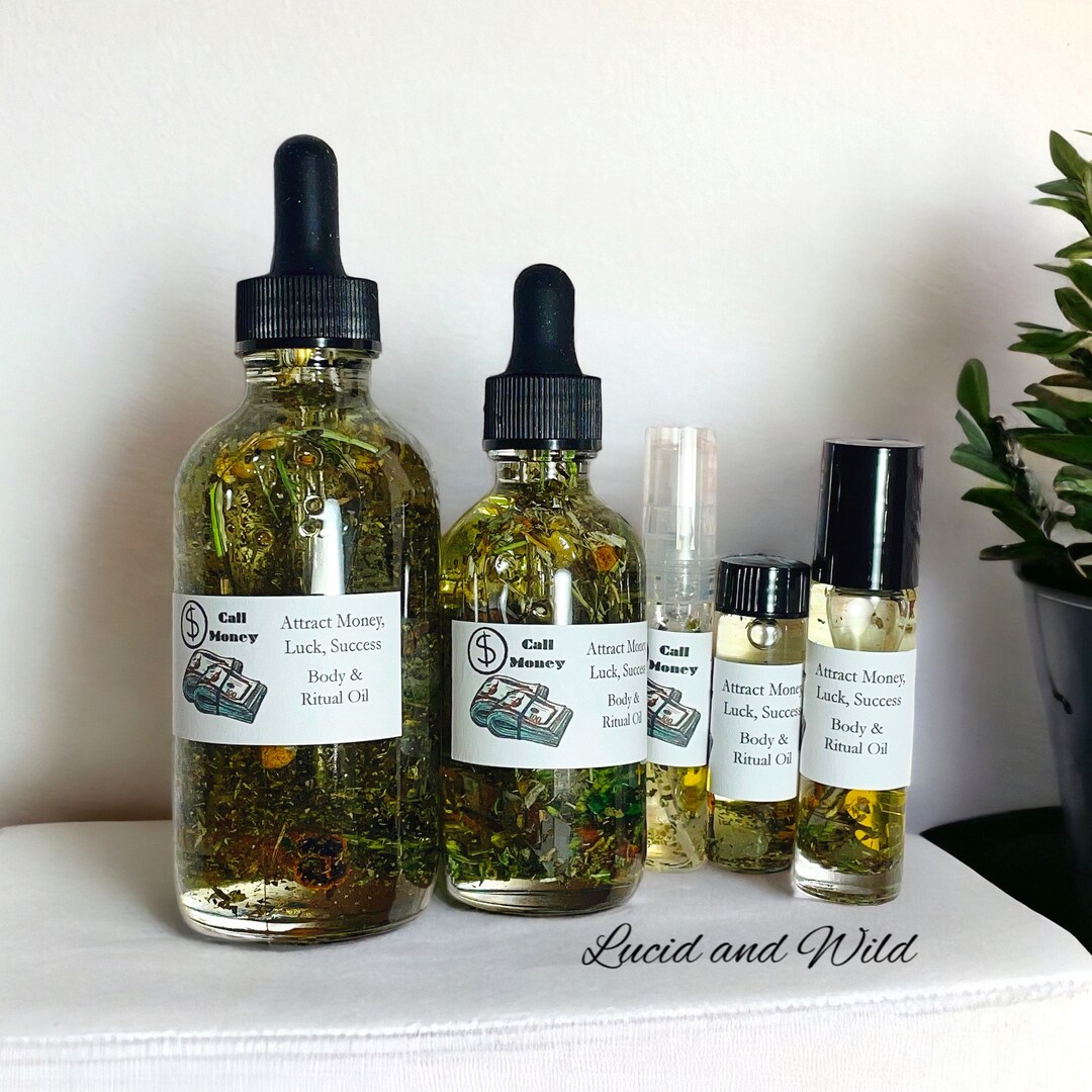 Call Money Body Oil, Ritual Oil, Prosperity Oil, Money Oil, Luck ...