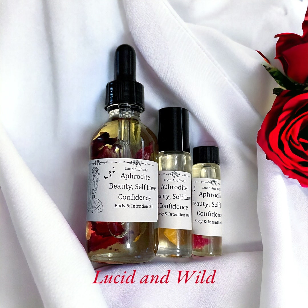 Aphrodite Body Oil, Self Love, Beauty Oil, Perfume Oil, Wiccan, Witchy, Ritual Oil, Anointing ...