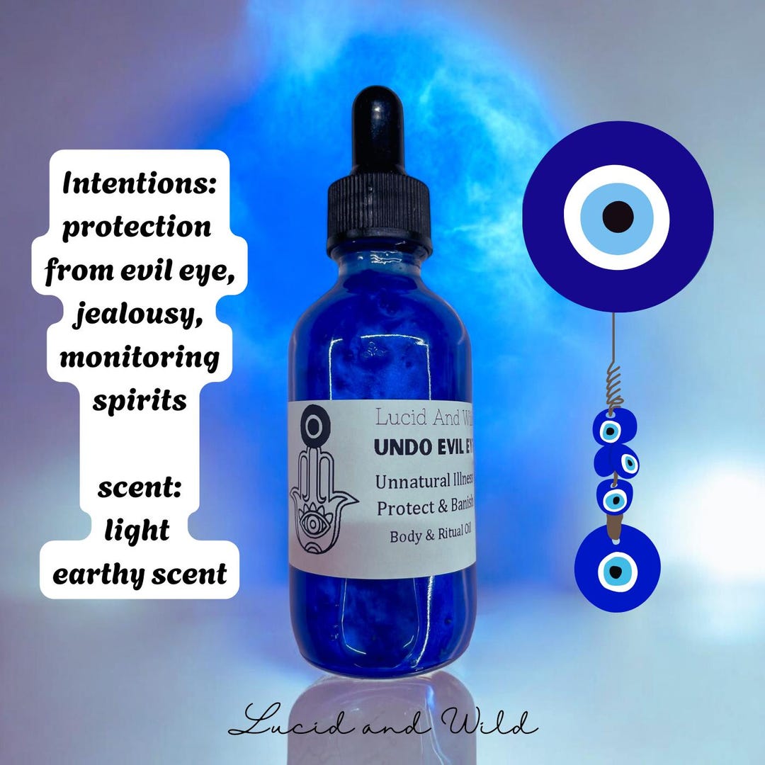 Evil Eye Perfume Body Oil, Intention Oil, Witch, Witchcraft, Pagan ...