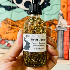 Road Opening Perfume Body Oil, Intention Oil, Witch, Witchcraft, Pagan ...