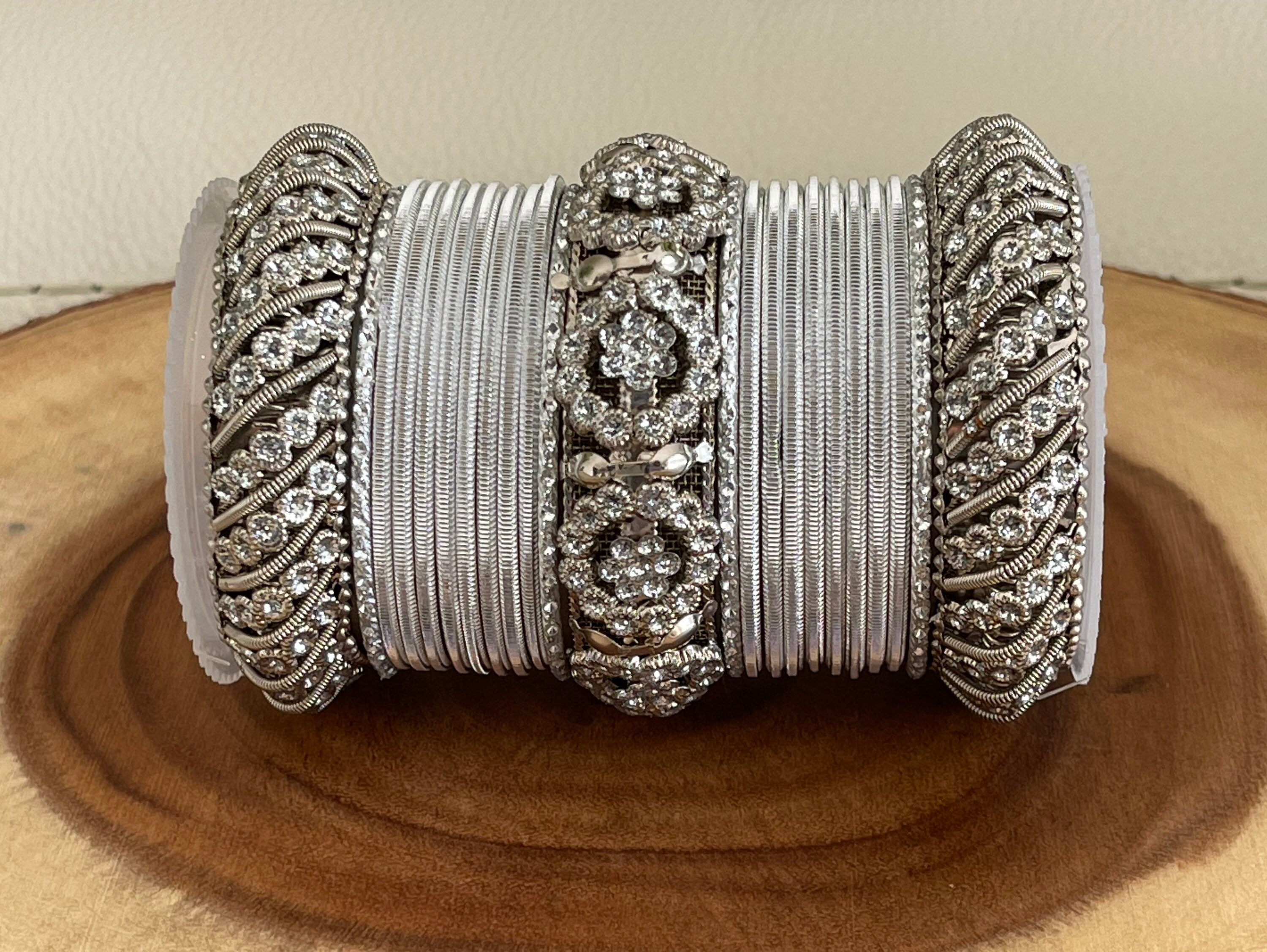 Silver Indian Bangles