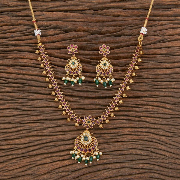 Indian Ruby Necklace - Etsy