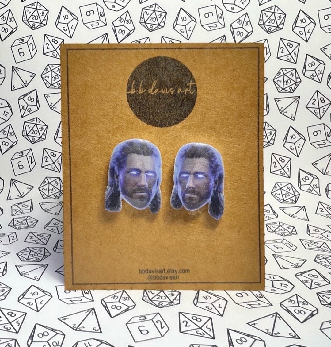Gale BG3 Stud Earrings• Baldur’s Gate 3 Jewelry• Bg3•video Game ...