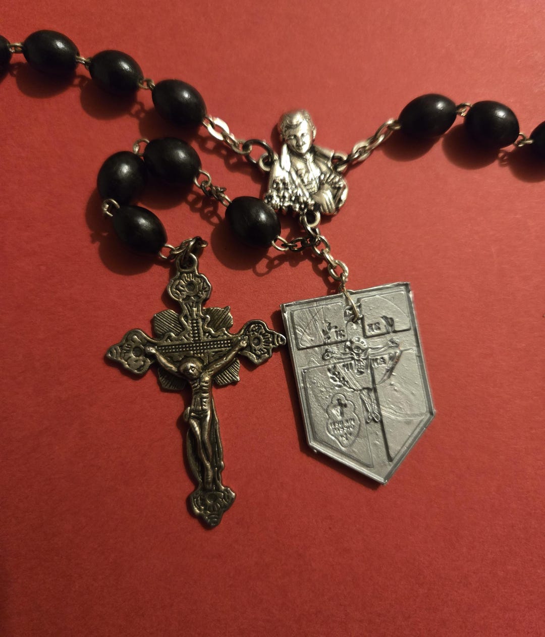 3rd Class Relic! Chaplet of the Five Holy Wounds Touched to Relics of ...