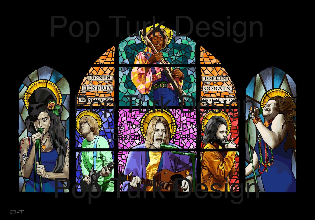 The 27 Club - Digital Painting - Etsy