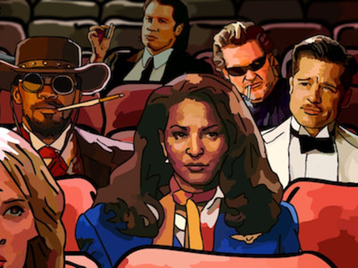 Quentin Tarantino Cinema - Digital Painting - Etsy