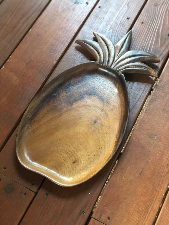 Large vintage pineapple tray | Etsy
