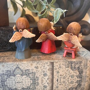 Mid Century Resin Angel Ornaments - Etsy
