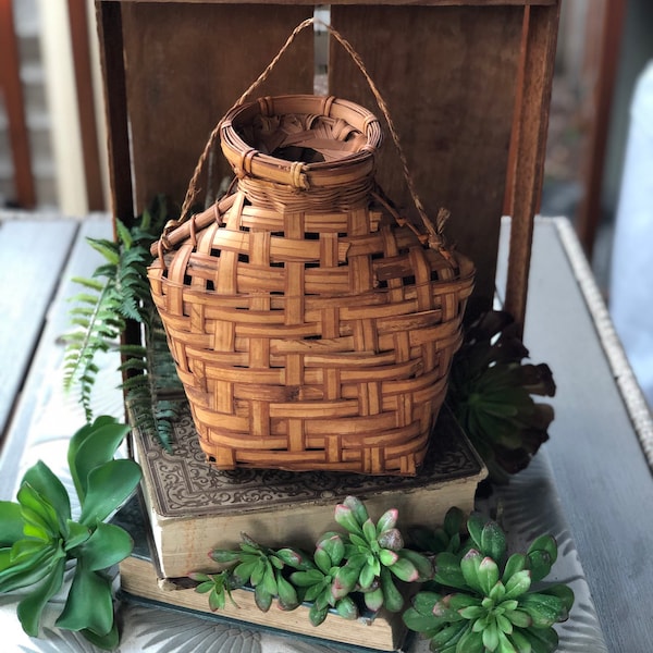 Basket Vase - Etsy