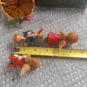 Mid Century Resin Angel Ornaments - Etsy