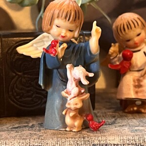 Mid Century Resin Angel Ornaments - Etsy