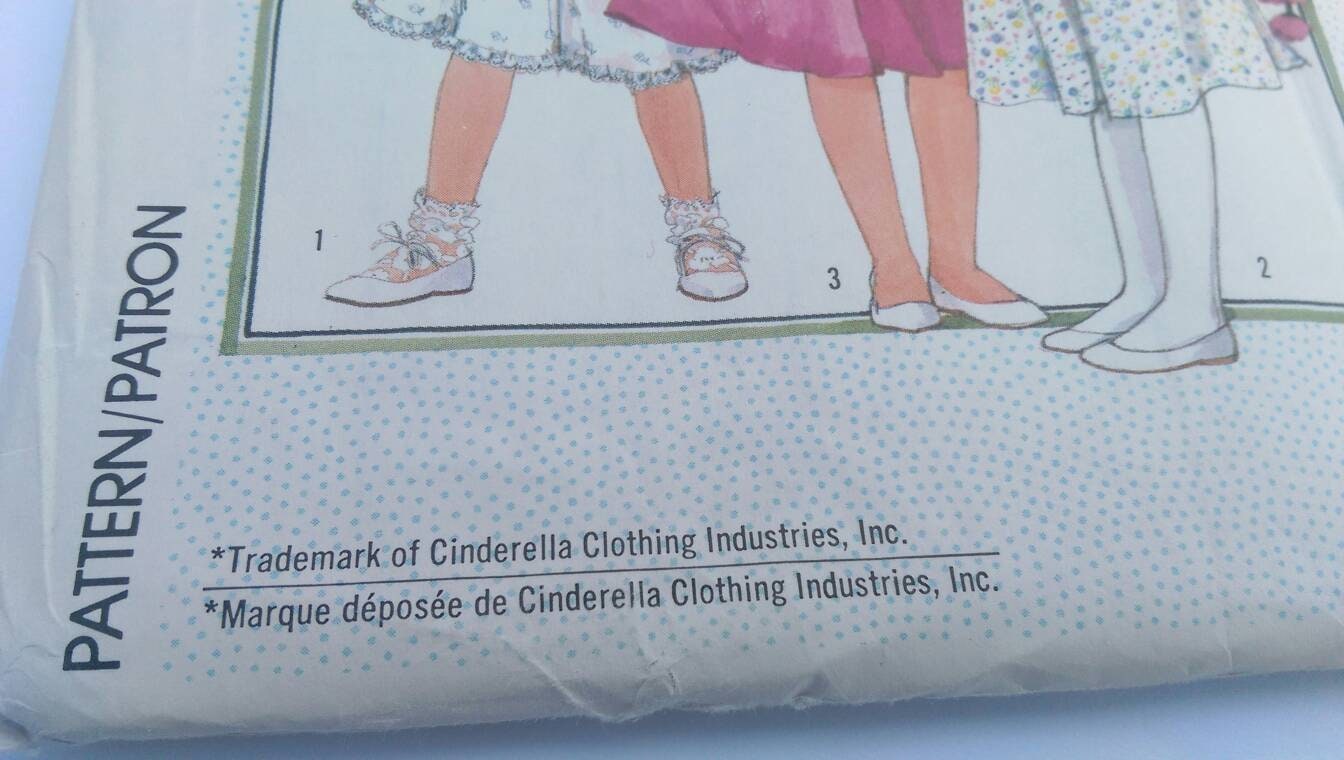 Simplicity Paper Sewing Pattern 7342, Vintage Childs Cinderella ...