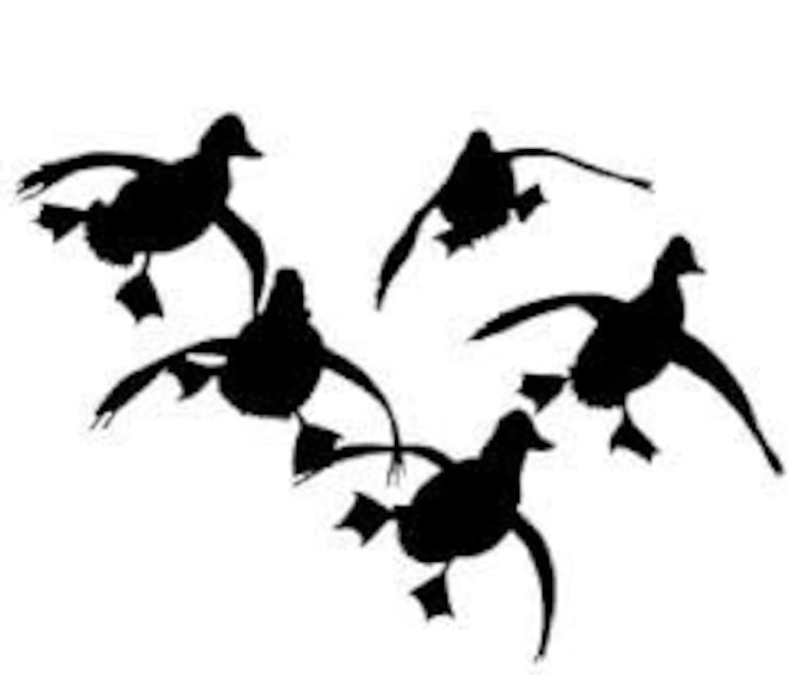 Ducks Landing .SVG Cut File for CNC Silhouette Cricket - Etsy