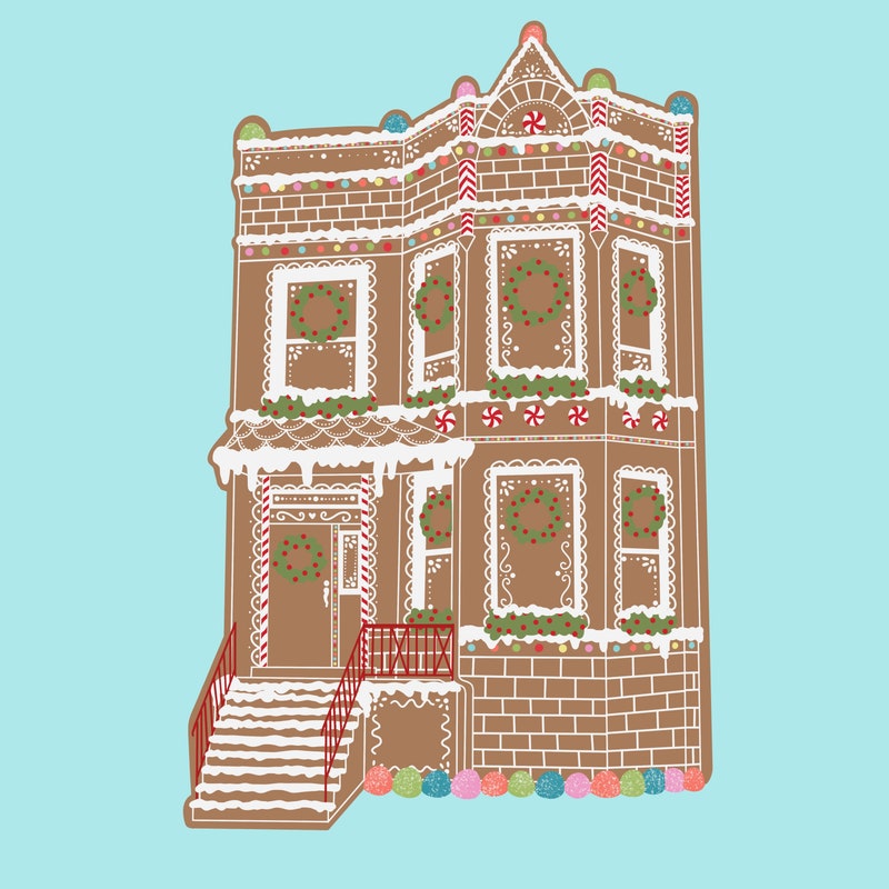 Gingerbread Wall Art - Etsy