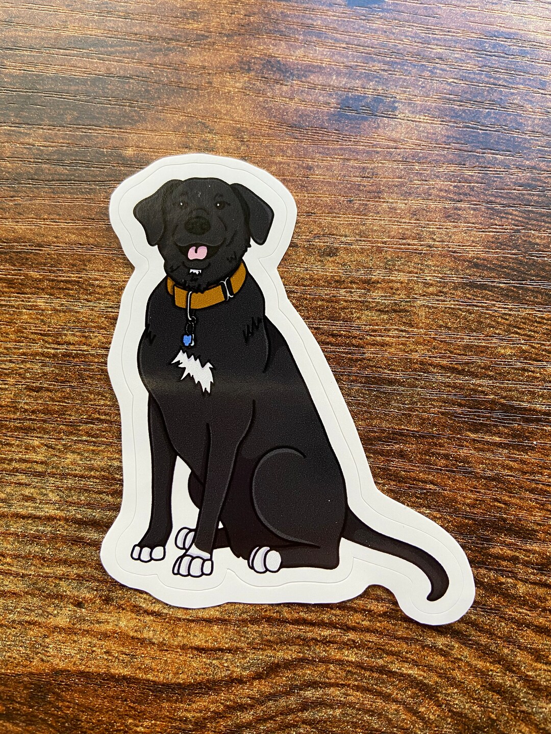 Black Lab Sticker, Labrador Retriever Bubble-free Stickers - Etsy