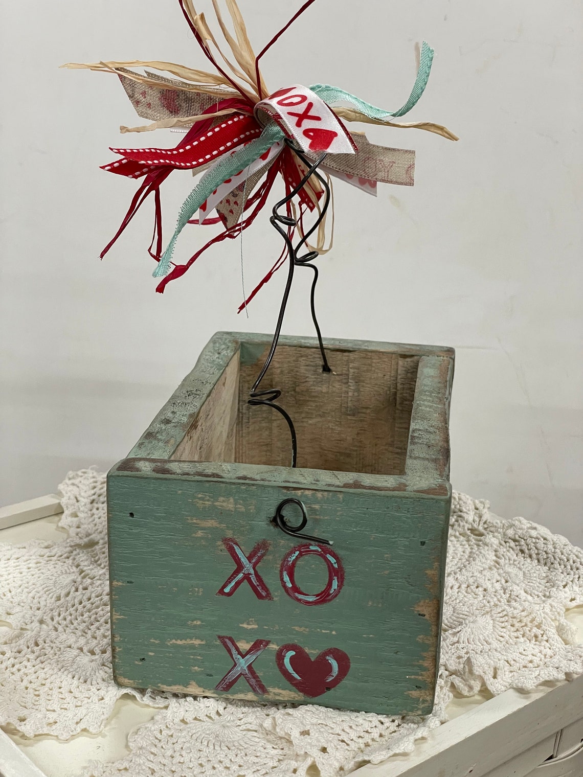 Valentine Reclaimed Farmhouse Box - Etsy