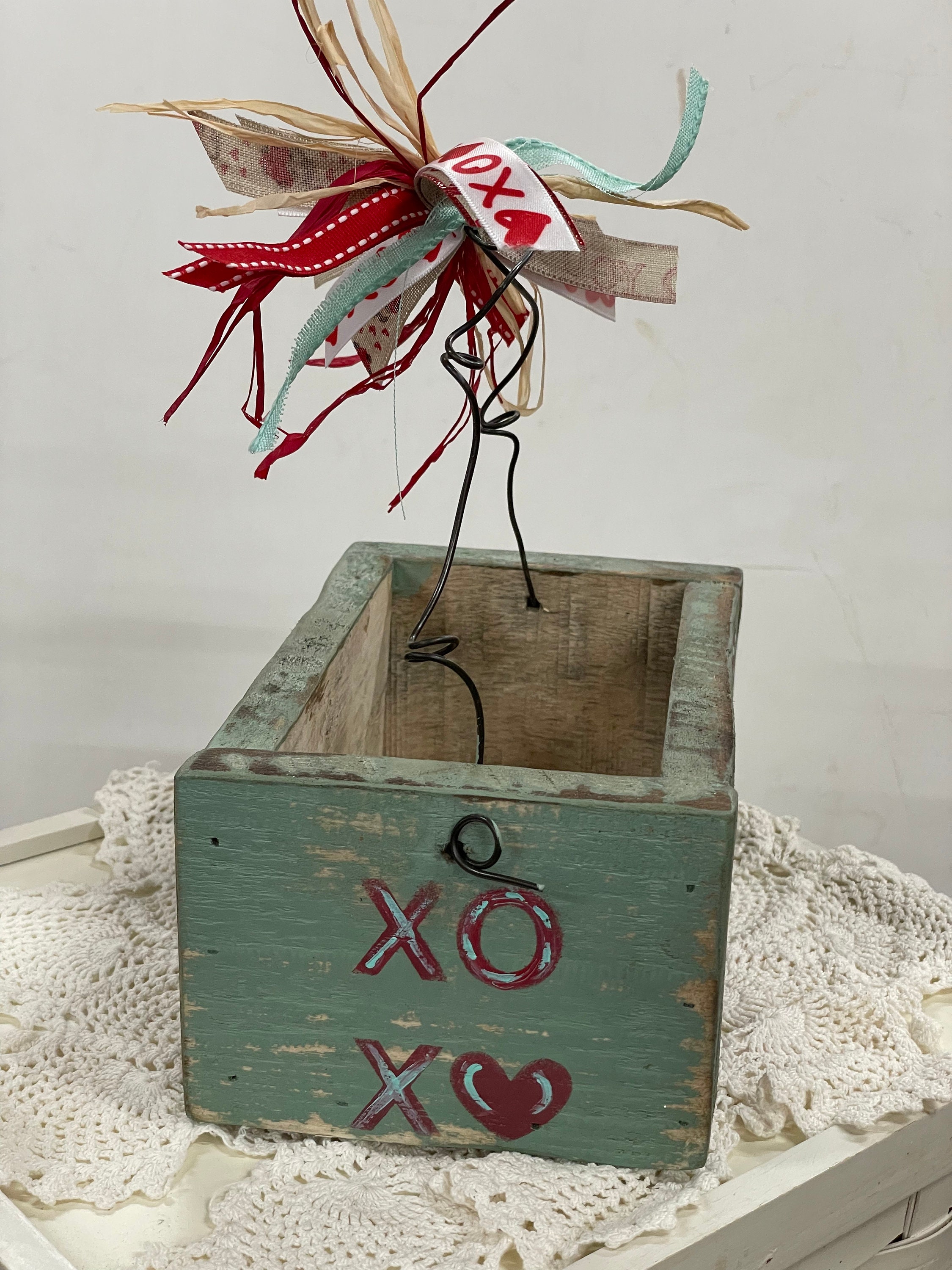 Valentine Reclaimed Farmhouse Box - Etsy