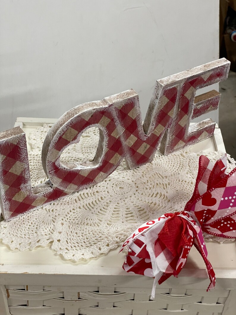 LOVE Block Letters for Table or Tier Tray Decoration - Etsy